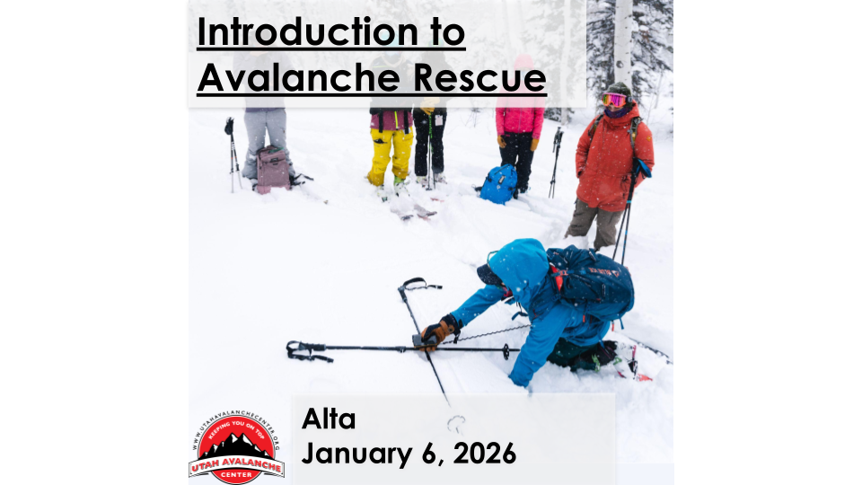 Introduction to Avalanche Rescue | Alta | January 6, 2026 - ACE – utahavalanchecenter